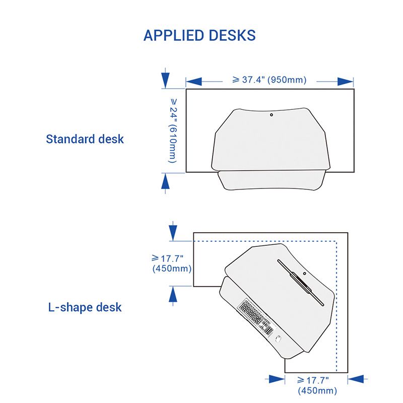Standing Desk Converter ClassicRiser 41" | FlexiSpot