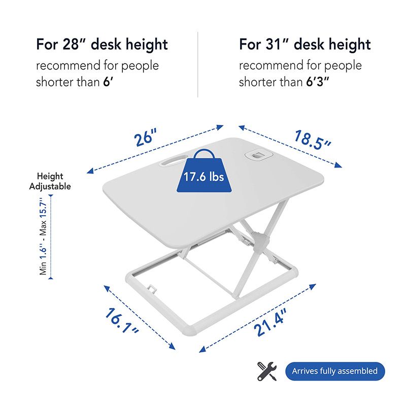 Standing Desk Converter GoRiser 26" | FlexiSpot