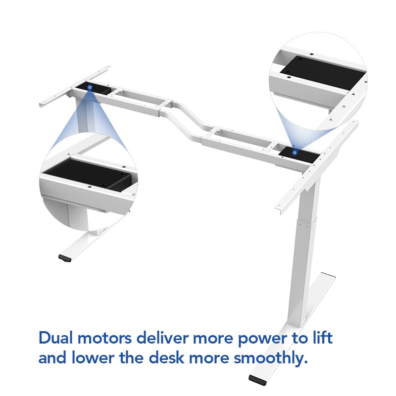 L-Shaped Standing Desk Frame E1L｜Flexispot | Flexispot