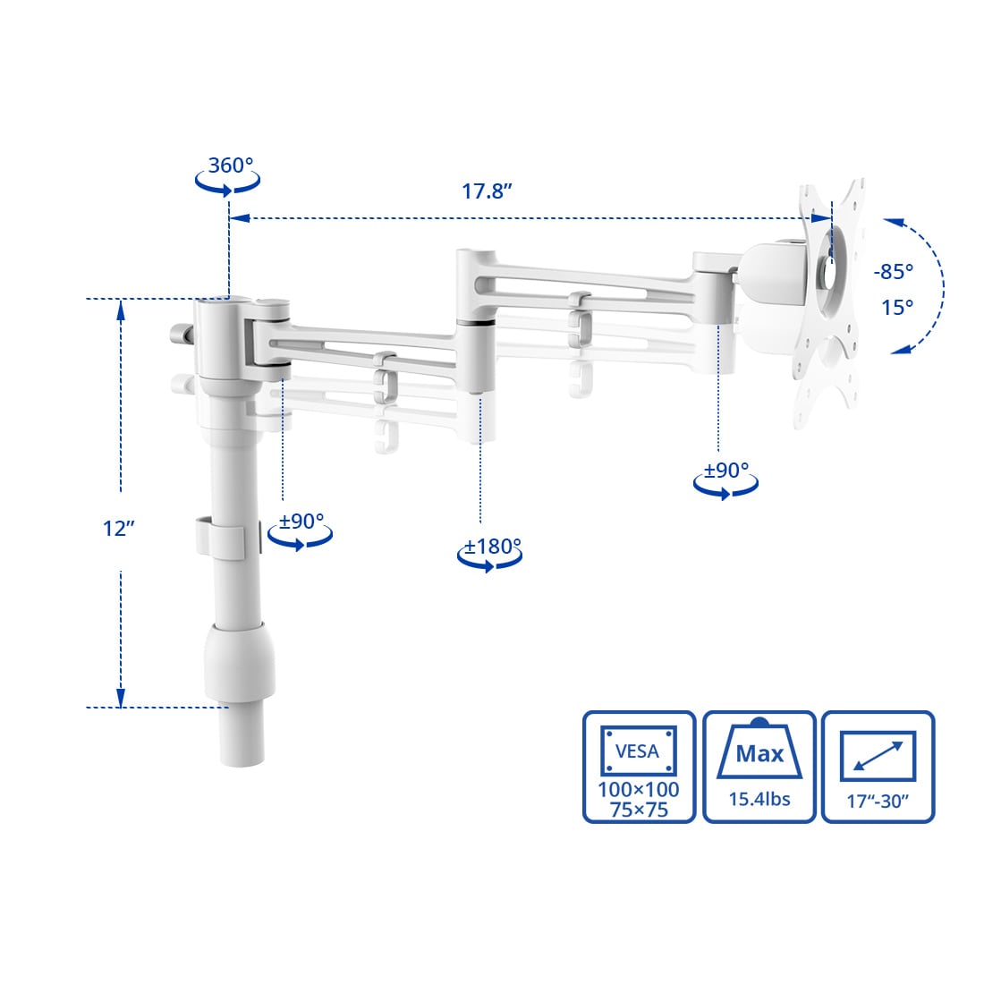 Stylish Sit-Stand Workstation EM6W丨FlexiSpot