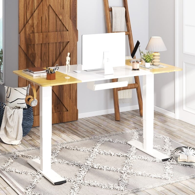 Seiffen Laminated 4-Spliced Standing Desk | Flexispot