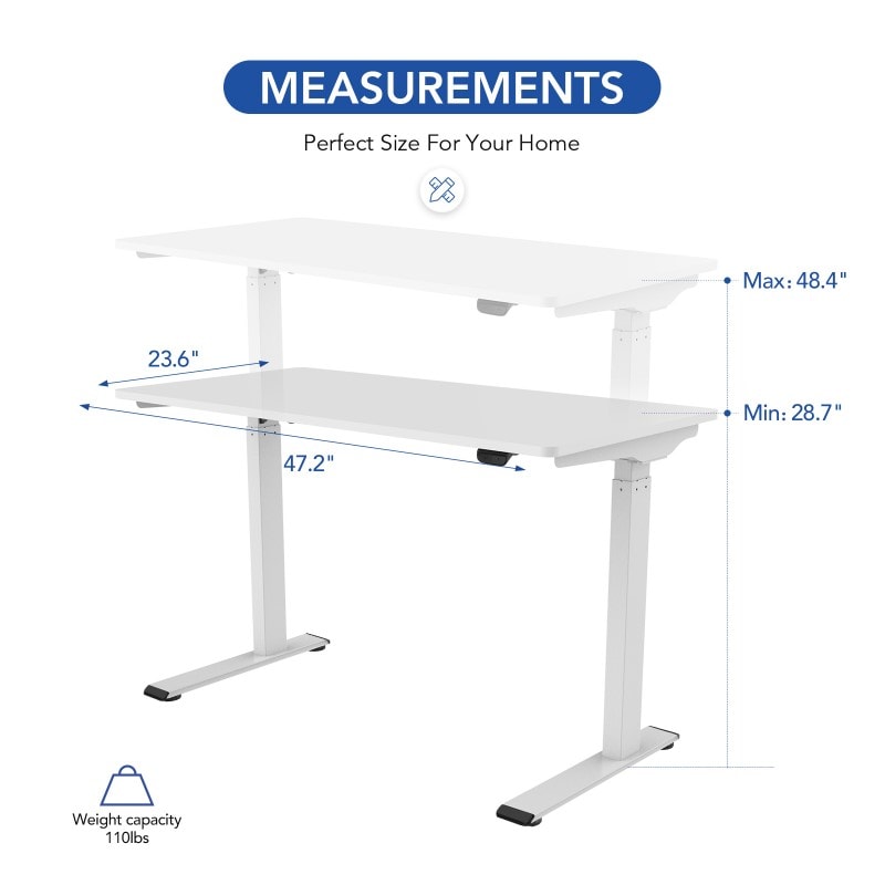 Electric Quick-Install Height Adjustable Desk EC9 | FlexiSpot