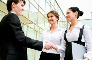 friendly person employed